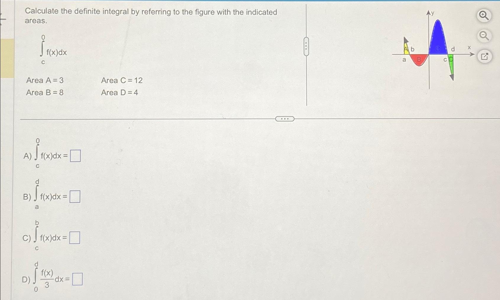 Solved Calculate the definite integral by referring to the | Chegg.com