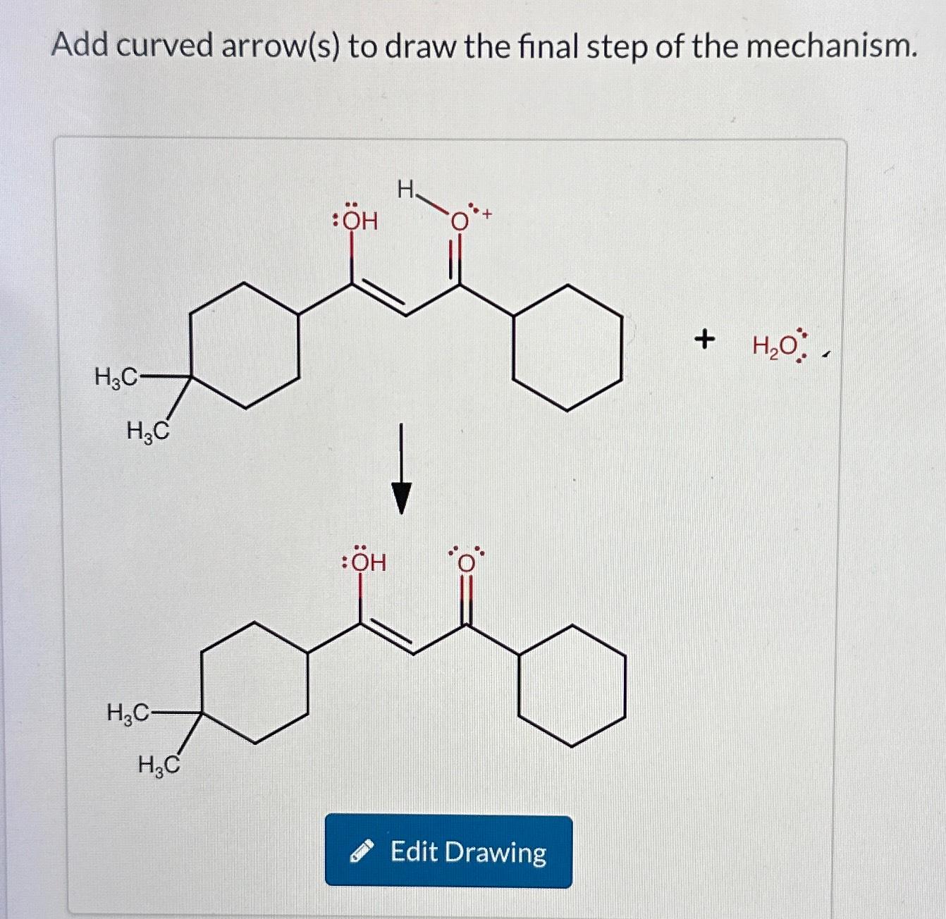 Solved Add curved arrow(s) ﻿to draw the final step of the | Chegg.com