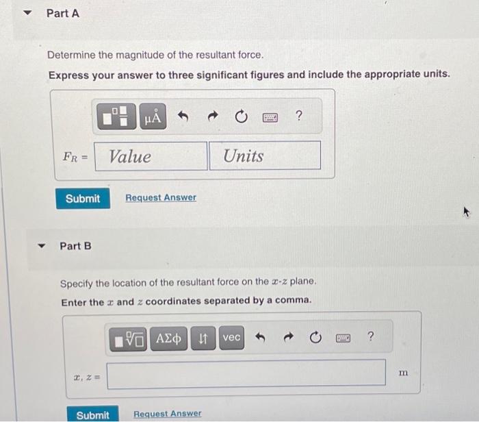 Solved Replace the parallel force system acting on the plate | Chegg.com