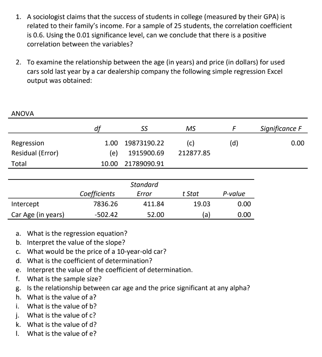 A sociologist claims that the success of students in | Chegg.com
