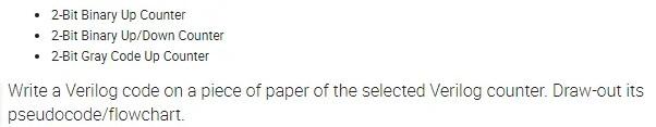 Solved . 2-Bit Binary Up Counter 2-Bit Binary Up/Down | Chegg.com