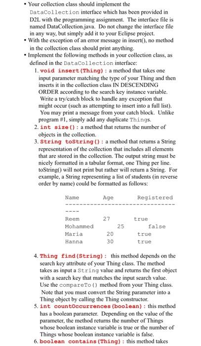Solved Objective Implement and manipulate an ORDERED LIST | Chegg.com