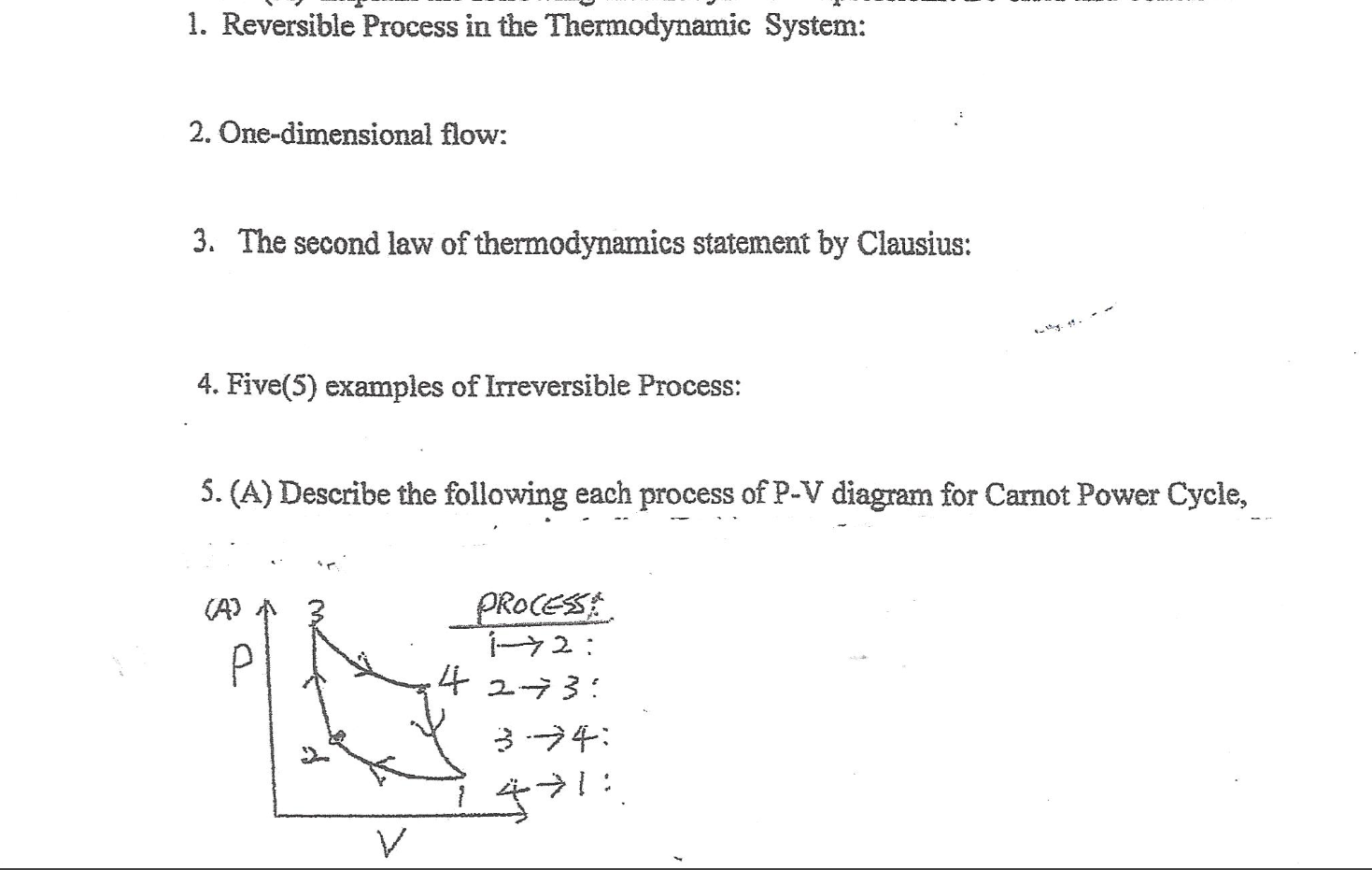 Solved Reversible Process in the Thermodynamic | Chegg.com