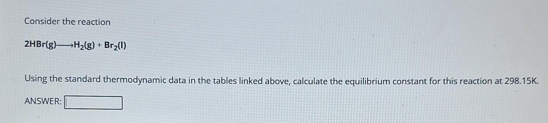 Solved For the reaction CH4( g)+H2O(g) 3H2( g)+CO(g)ΔH∘=206 | Chegg.com