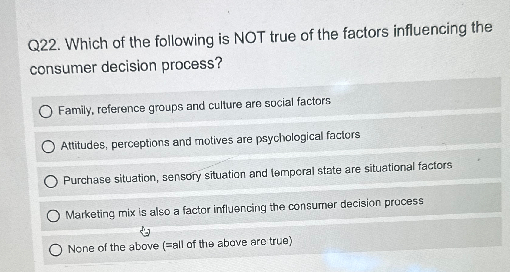Solved Q22. ﻿Which of the following is NOT true of the | Chegg.com