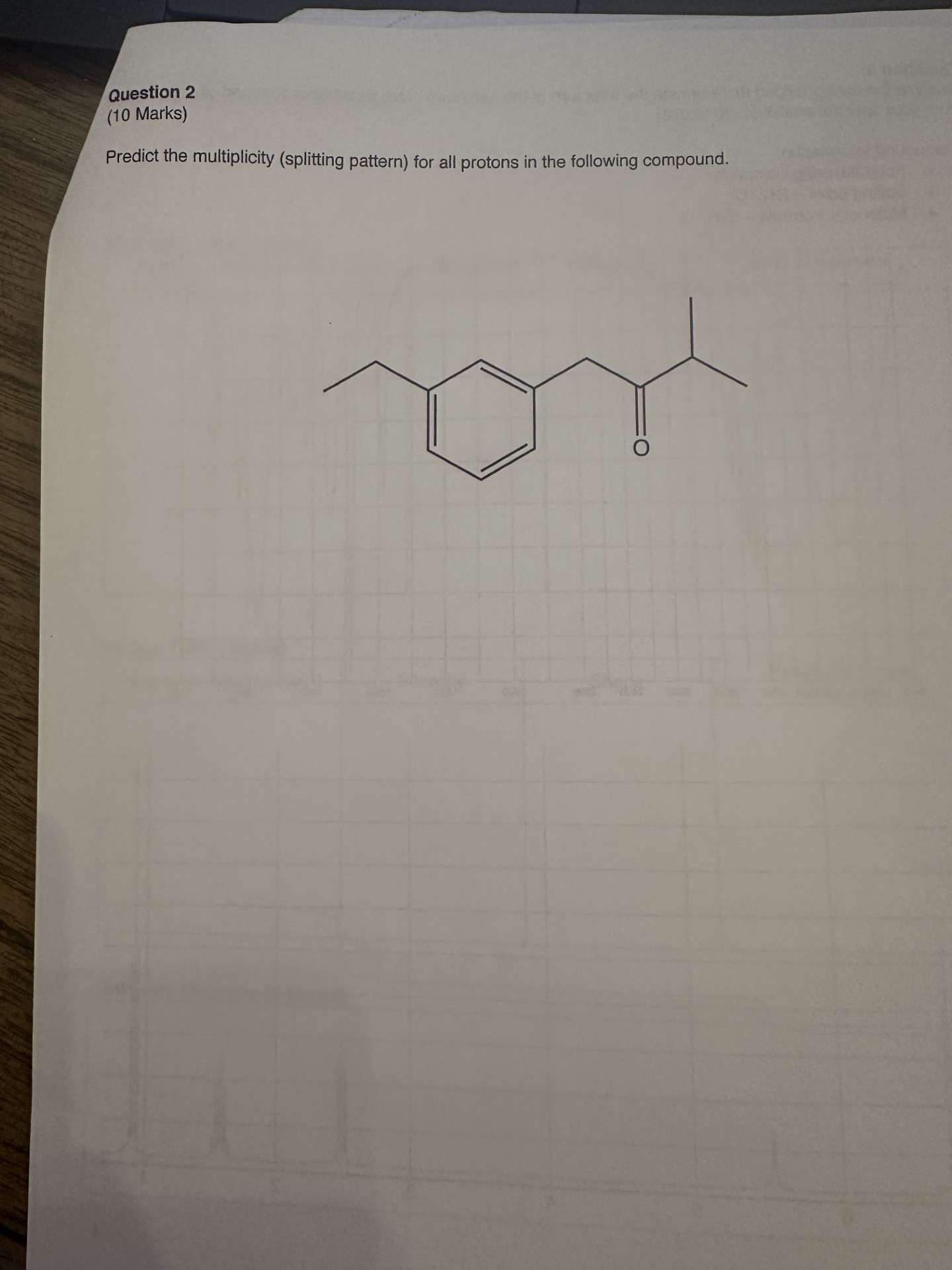 Solved Question 2(10 ﻿Marks)Predict the multiplicity | Chegg.com