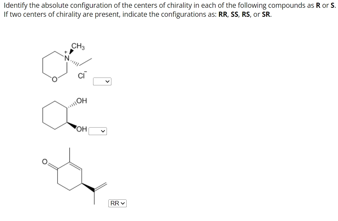 Solved Identify the absolute configuration of the centers of | Chegg.com