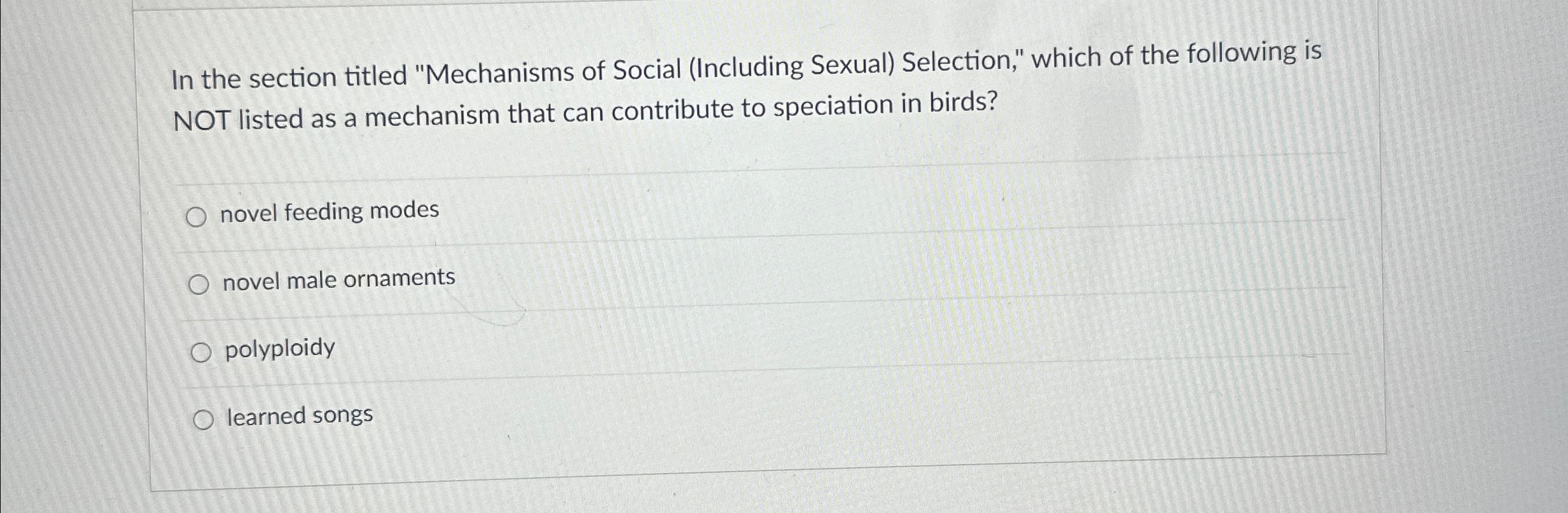 Solved In the section titled "Mechanisms of Social | Chegg.com