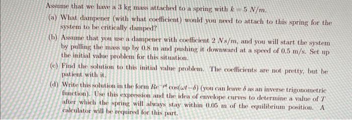 Solved Please help me with this differential equation | Chegg.com