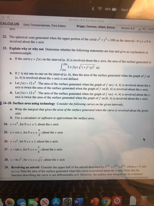 Solved * 88% Wed CALCULUS Early Transcendentals, Third | Chegg.com