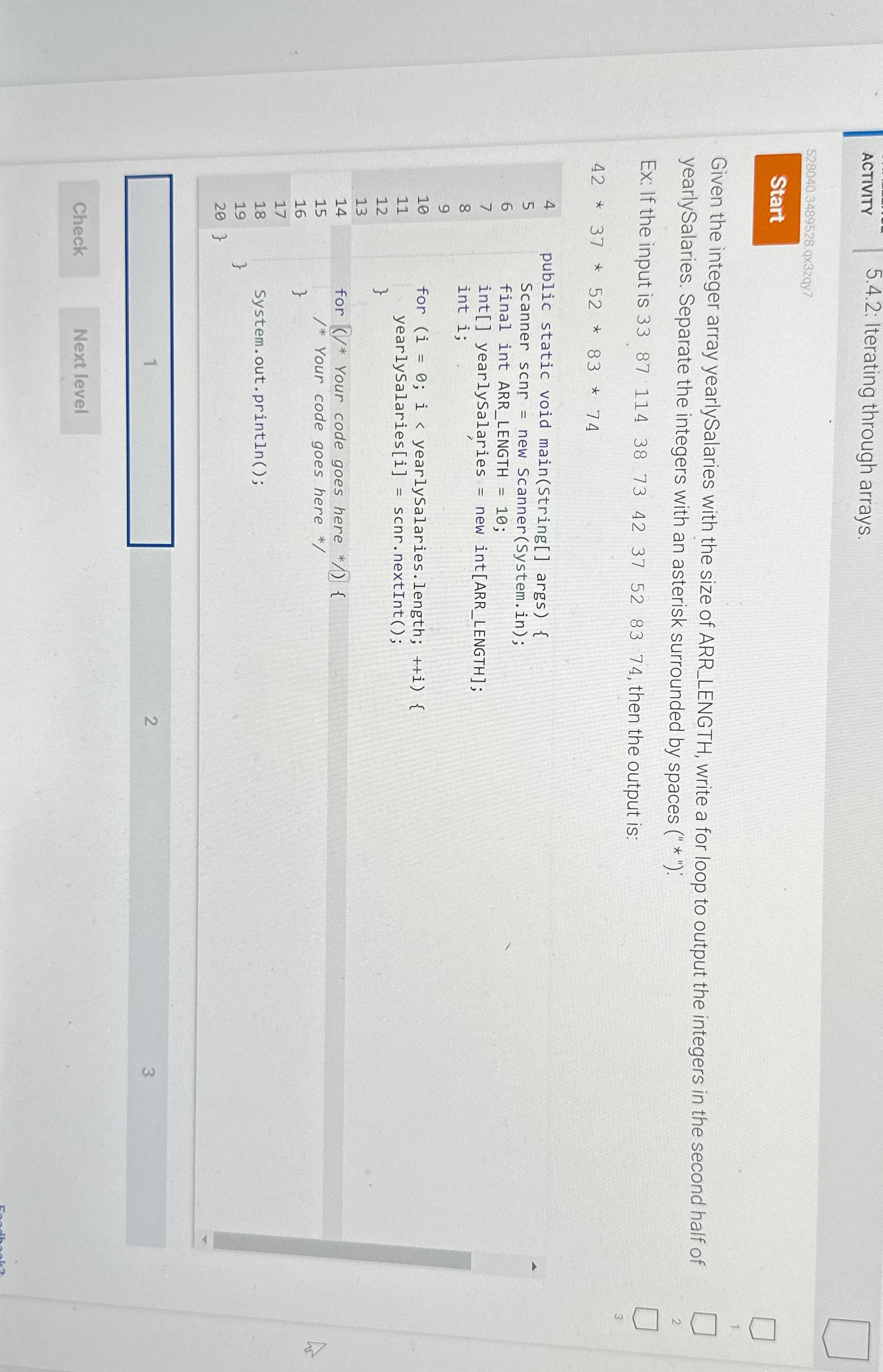 Solved ACTIVITY5.4.2: Iterating through | Chegg.com