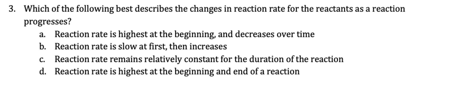 Solved Which of the following best describes the changes in | Chegg.com
