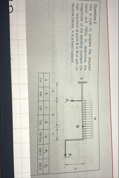Solved Question 2Use a ruler to prepare the required views | Chegg.com