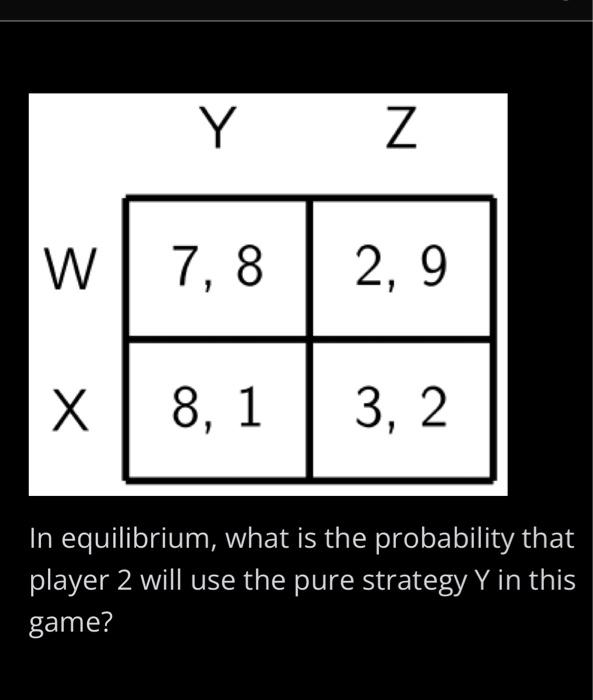 Solved In equilibrium, what is the probability that player 1 | Chegg.com