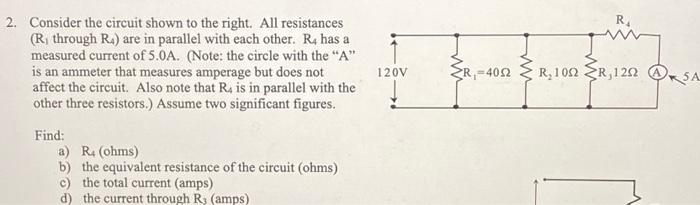 Solved 2. Consider the circuit shown to the right. All | Chegg.com