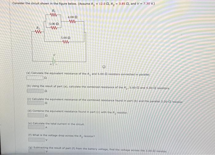 Solved Consider the circuit shown in the figure below. | Chegg.com