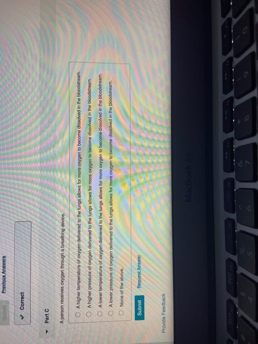 Solved Submit Previous Answers Correct Part C A person | Chegg.com