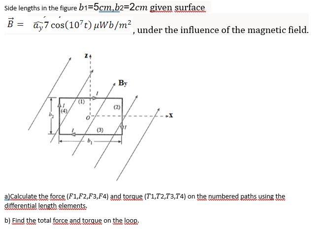 Solved Side lengths in the figure b1-5cm,b2=2cm given | Chegg.com