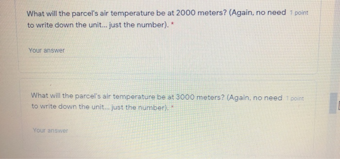 Solved Problem 1: An unsaturated parcel of air at the | Chegg.com