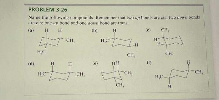 Solved Name the following compounds. Remember that two up | Chegg.com