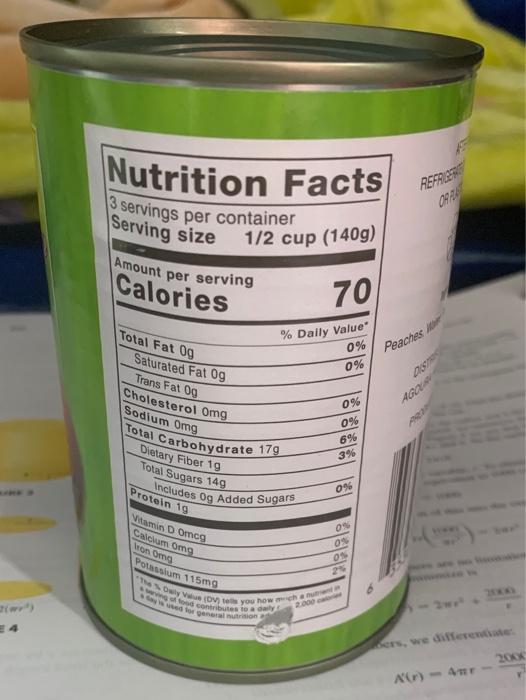 Solved Scenario: Students are taking a right cylindrical can | Chegg.com