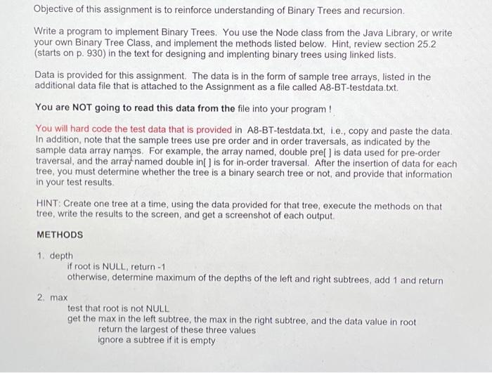 Solved Objective of this assignment is to reinforce | Chegg.com