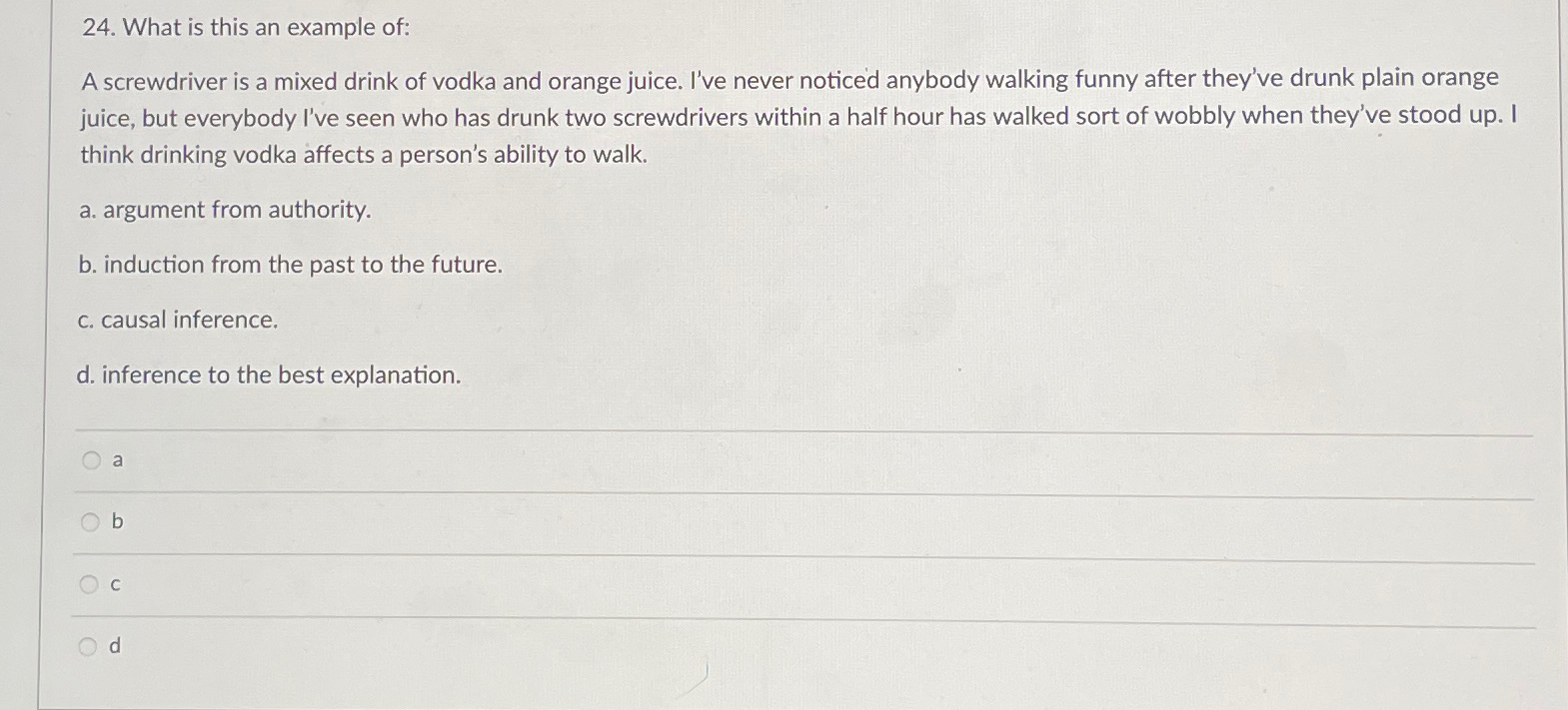 Solved What is this an example of: A screwdriver is a mixed | Chegg.com