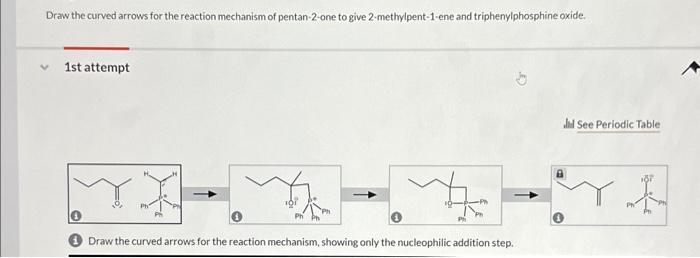 Solved Draw the curved arrows for the reaction mechanism of | Chegg.com