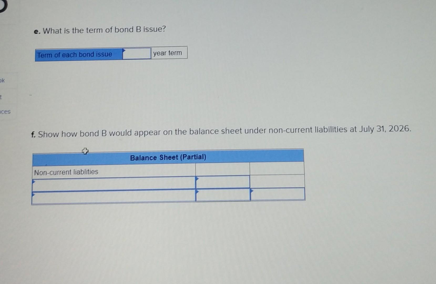 Solved Bond Issue B "Adjusted for rounding 2. Bond Issue B | Chegg.com