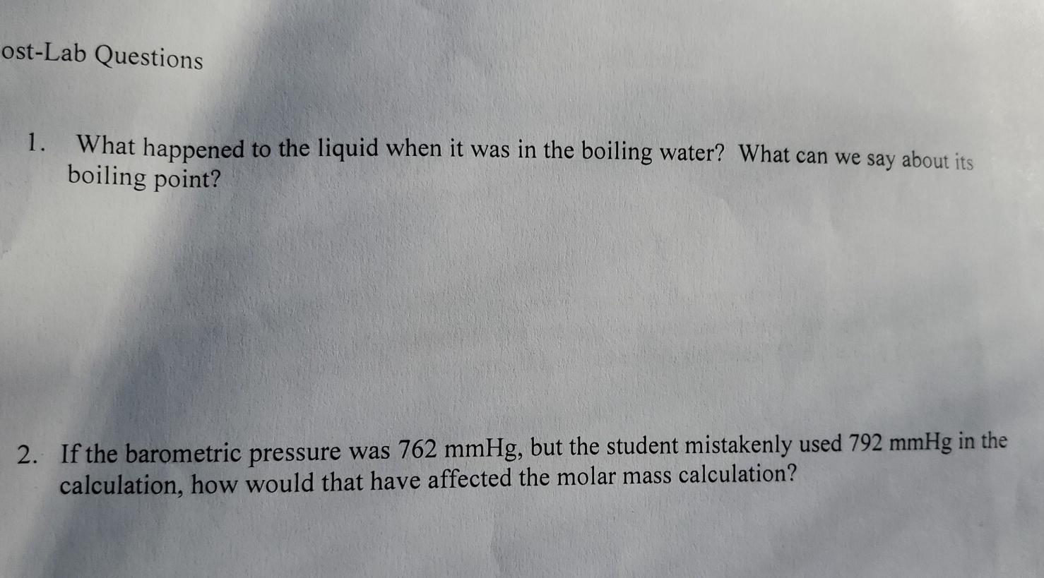 Solved Consider the following - if you had 150 mL of liquid | Chegg.com