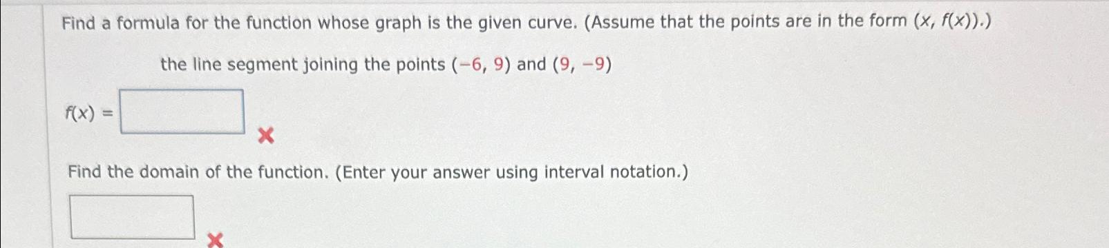 Solved Find a formula for the function whose graph is the | Chegg.com