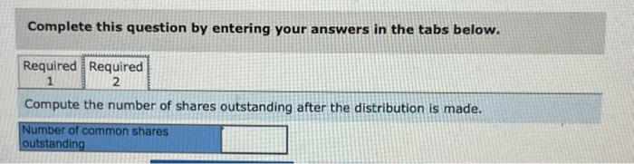 Solved Exercise 11-23 (Algo) Dividend yield computation and | Chegg.com
