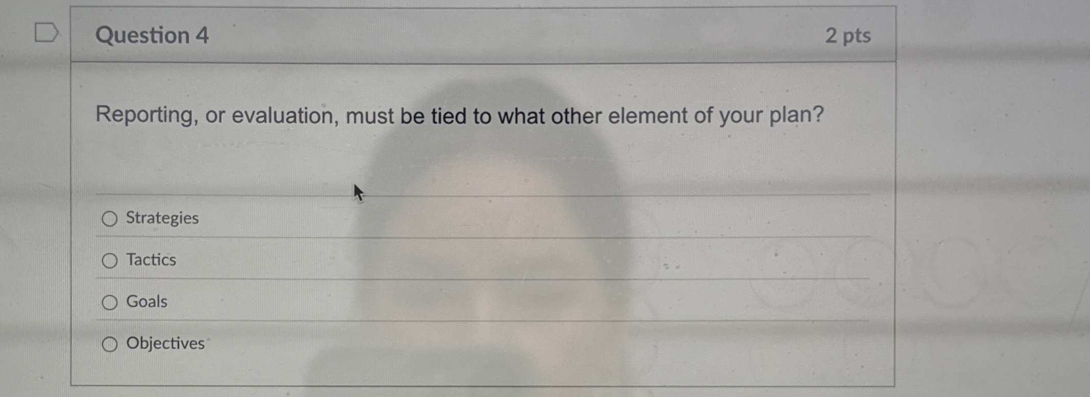 Solved Question 42 ﻿ptsReporting, or evaluation, must be | Chegg.com