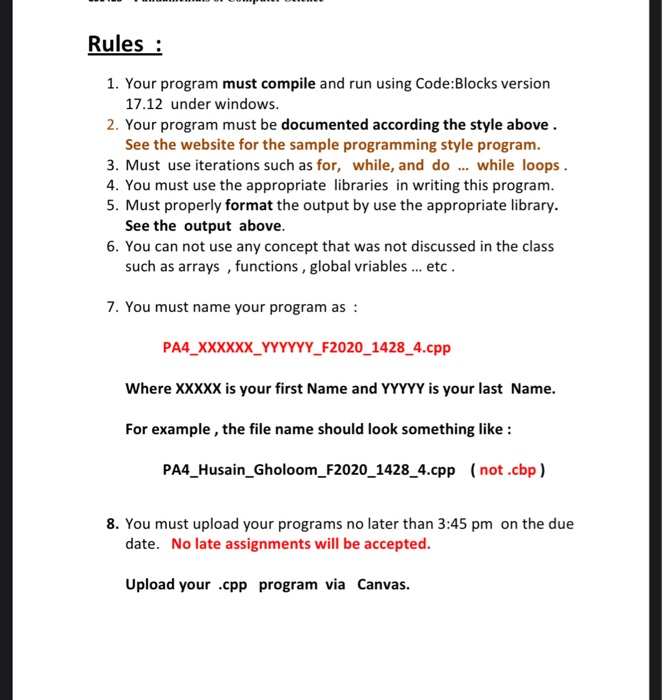 Solved I Need This Program Completed Codeblocks