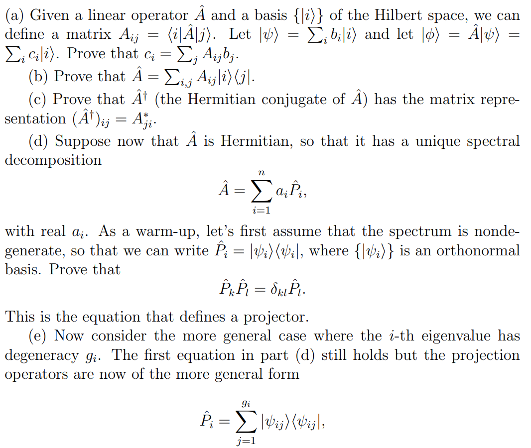 Solved where the set {|ψij:), ﻿with i=1,dots,n ﻿and | Chegg.com