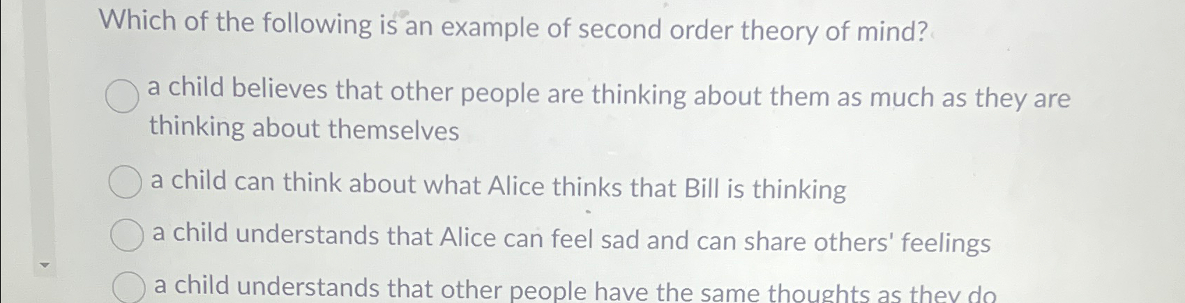 Solved Which of the following is an example of second order | Chegg.com