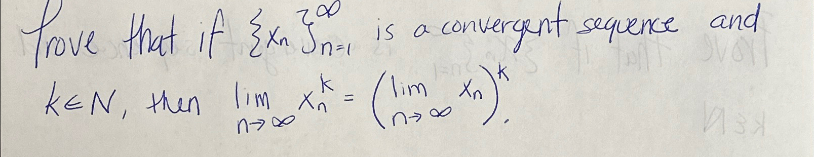 Solved Prove that if {xn}n=1∞ ﻿is a convergent sequence and | Chegg.com