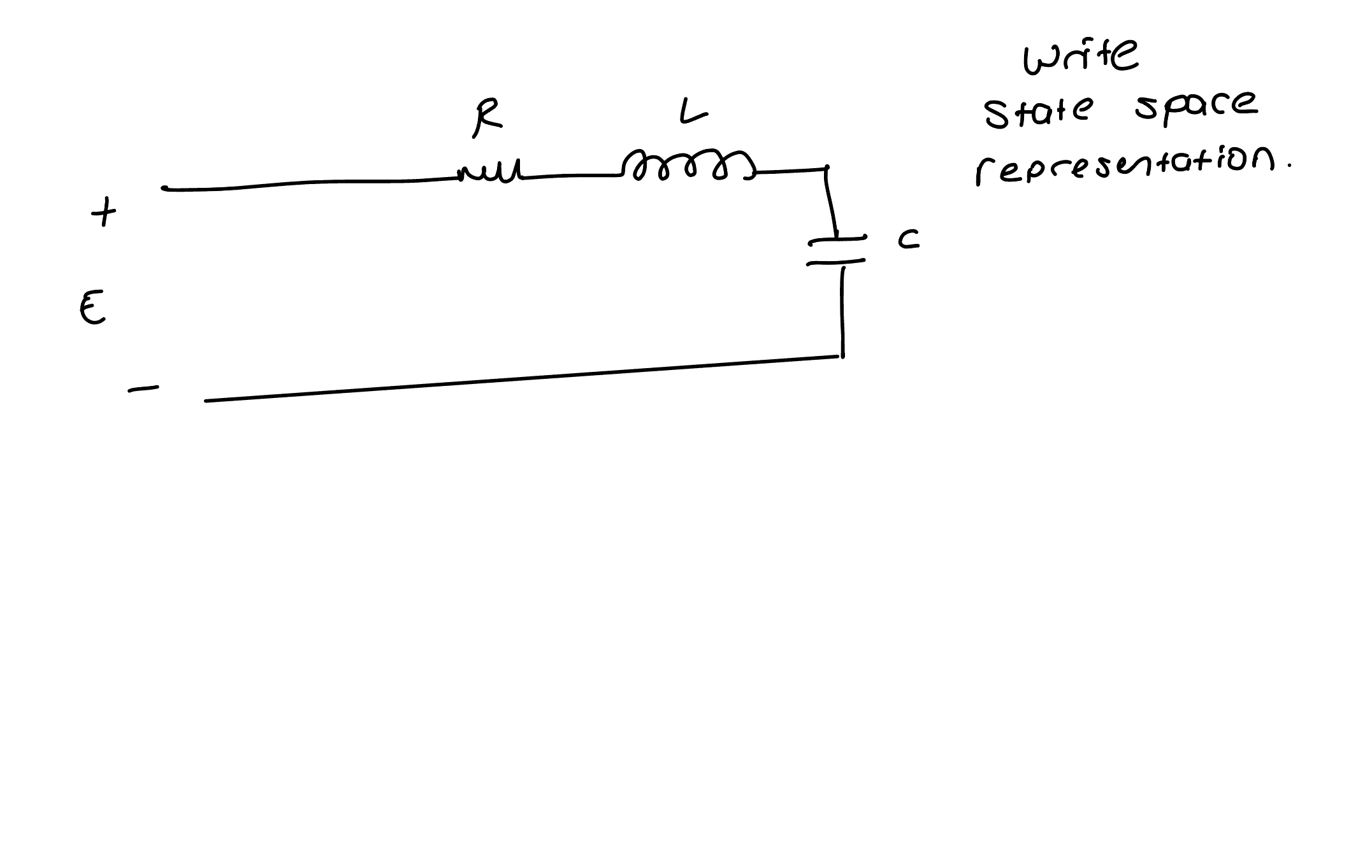 Solved Writestate Space Representation
