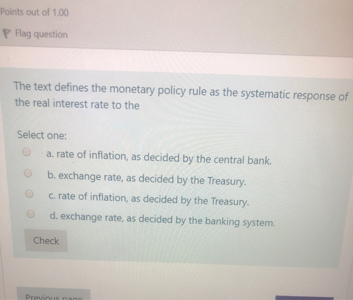 Solved The flat inflation adjustment line reflects the idea | Chegg.com