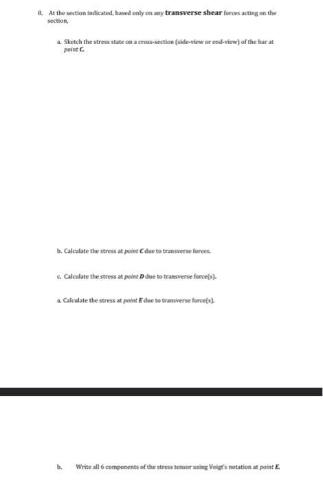 Solved Combined Stress Problems (48 Points) For problems | Chegg.com