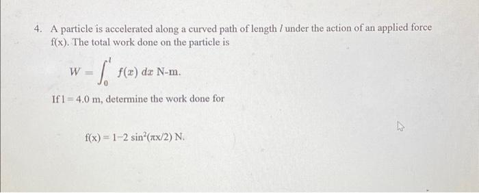 Solved 4. A particle is accelerated along a curved path of | Chegg.com
