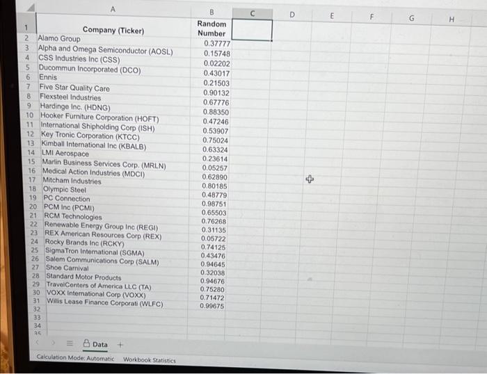 Solved Calculation Mode: Automatic Workbook Statistics Jack | Chegg.com