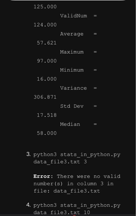 Solved Skipping line number 18 : could not convert string to | Chegg.com