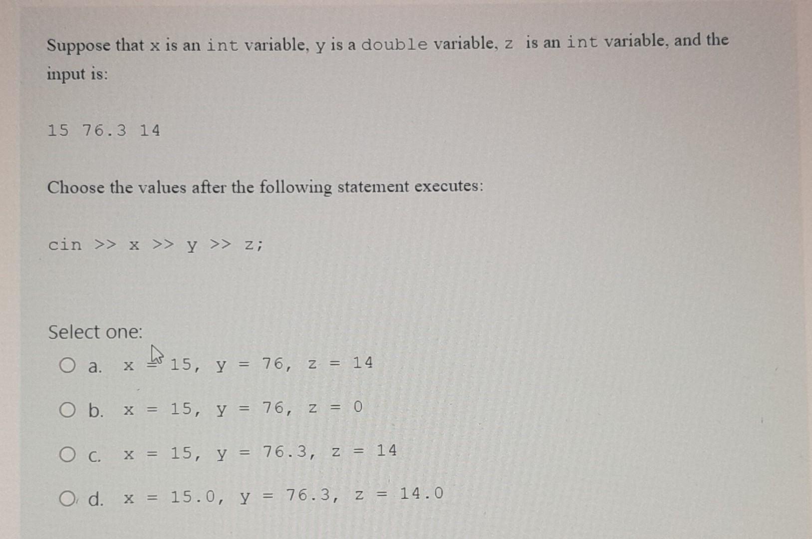solved-suppose-that-x-is-an-int-variable-y-is-a-double-chegg