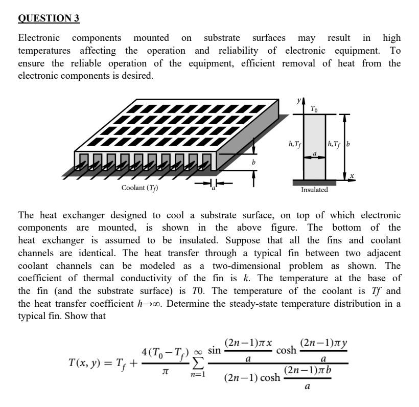 Solved Electronic components mounted on substrate surfaces | Chegg.com