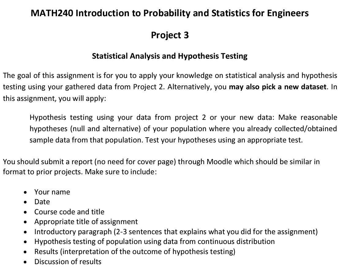 Solved MATH240 Introduction to Probability and Statistics | Chegg.com