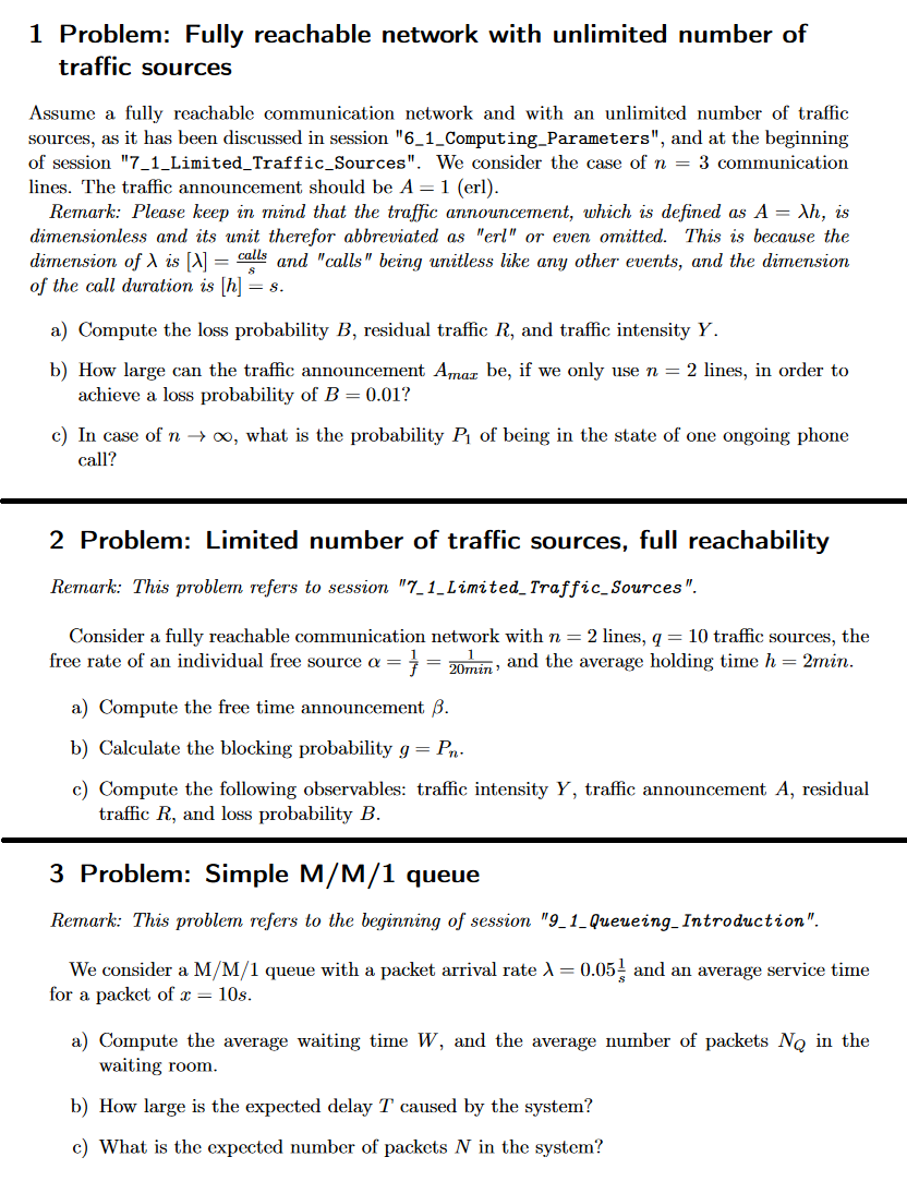 Solved 3 ﻿Problem: Simple M/M/1 ﻿queueRemark: This problem | Chegg.com