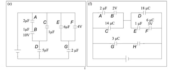 Solved Capacitors Circuits I Each of the circuits below | Chegg.com