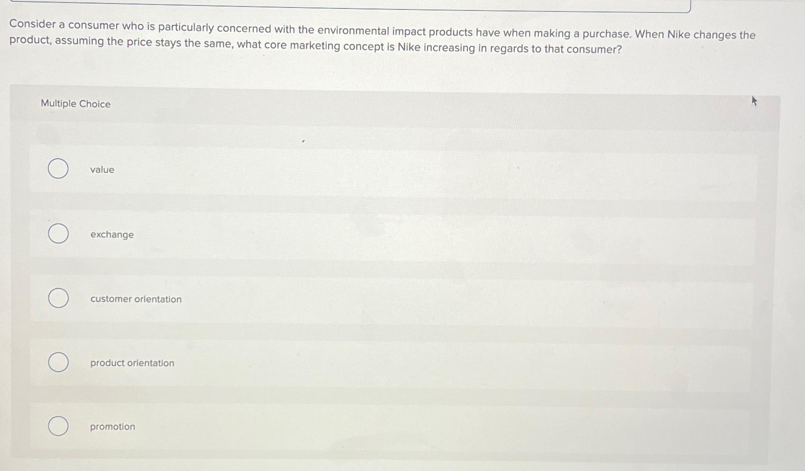 Solved Consider a consumer who is particularly concerned | Chegg.com