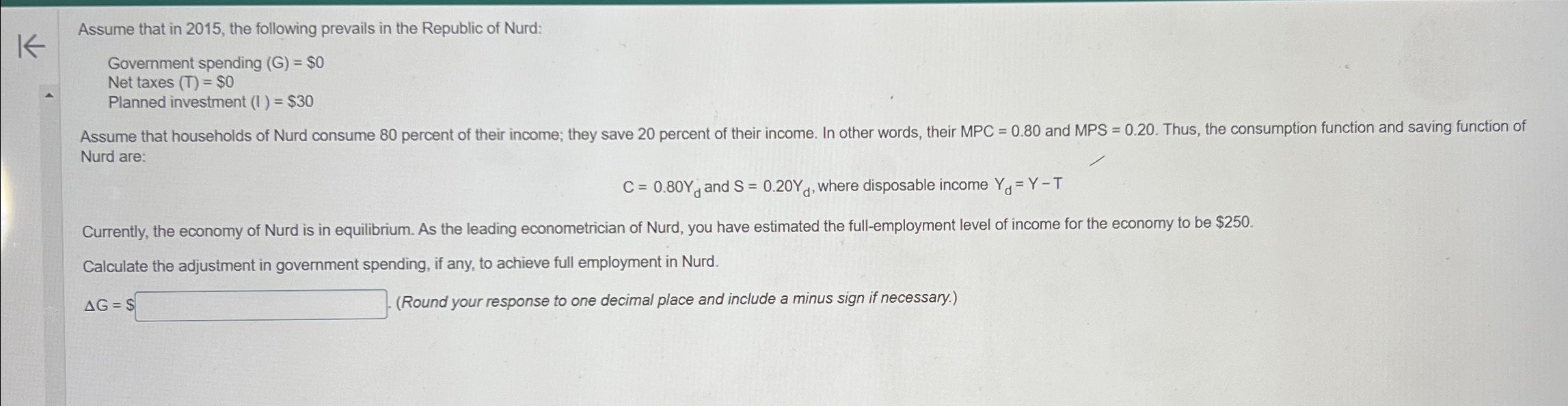 Solved Assume that in 2015, ﻿the following prevails in the | Chegg.com